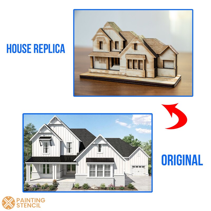 Custom House Portrait - Etsy