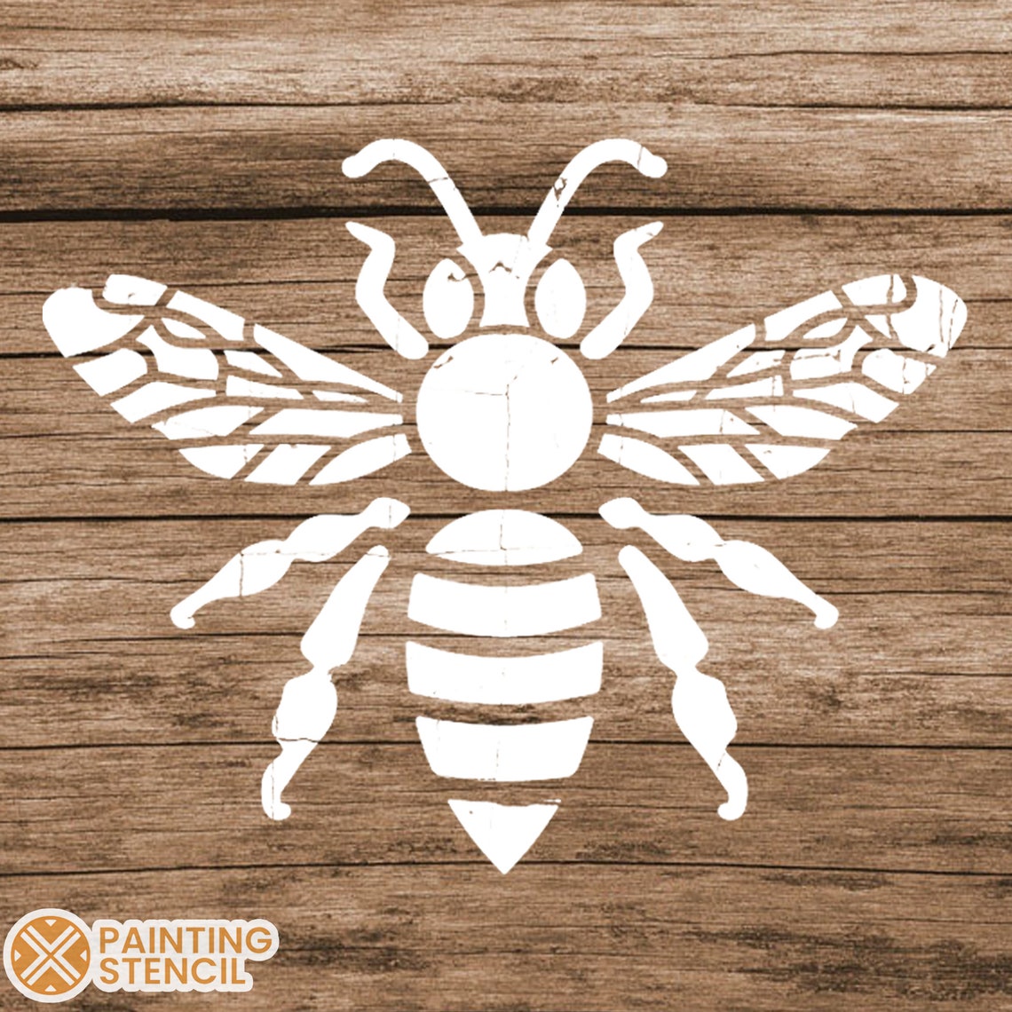 Bumble Bee Stencil, Wall Bee Stencil, Bee Stencil, Honeycomb Reusable Stencil, Natural Honey ...