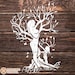 Tree of Life Stencil, Woman Silhouette, Furniture Decor - Etsy
