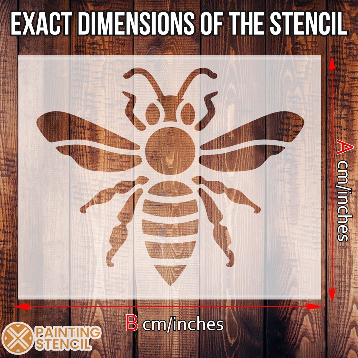 Bumble Bee Stencil Wall Bee Stencil Bee Stencil Honeycomb - Etsy