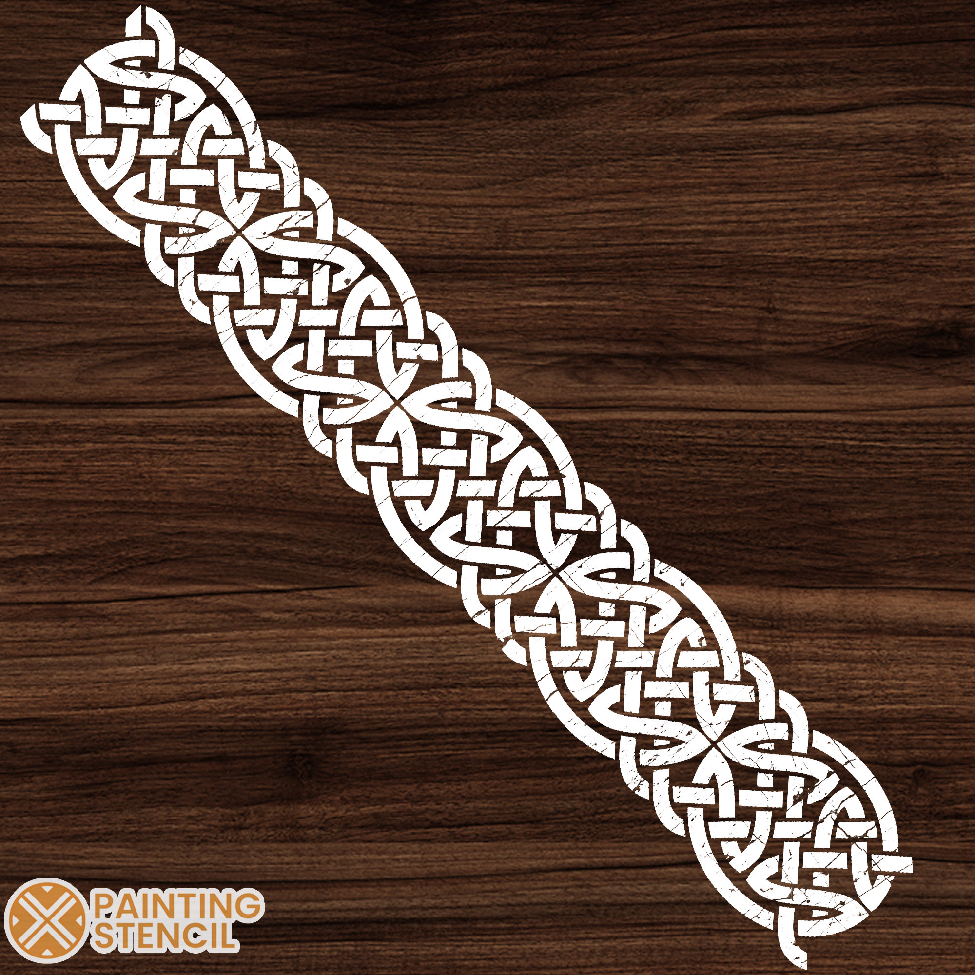Celtic Knot Stencil for Art, Border Stencil, Wall Stencil, Reusable Stencil ,celtic Stencil ...