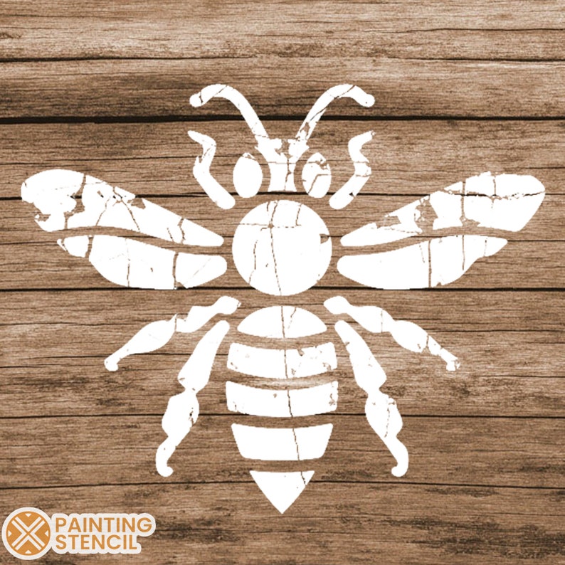 Bumble Bee Stencil, Wall Bee Stencil, Bee Stencil, Honeycomb Reusable ...