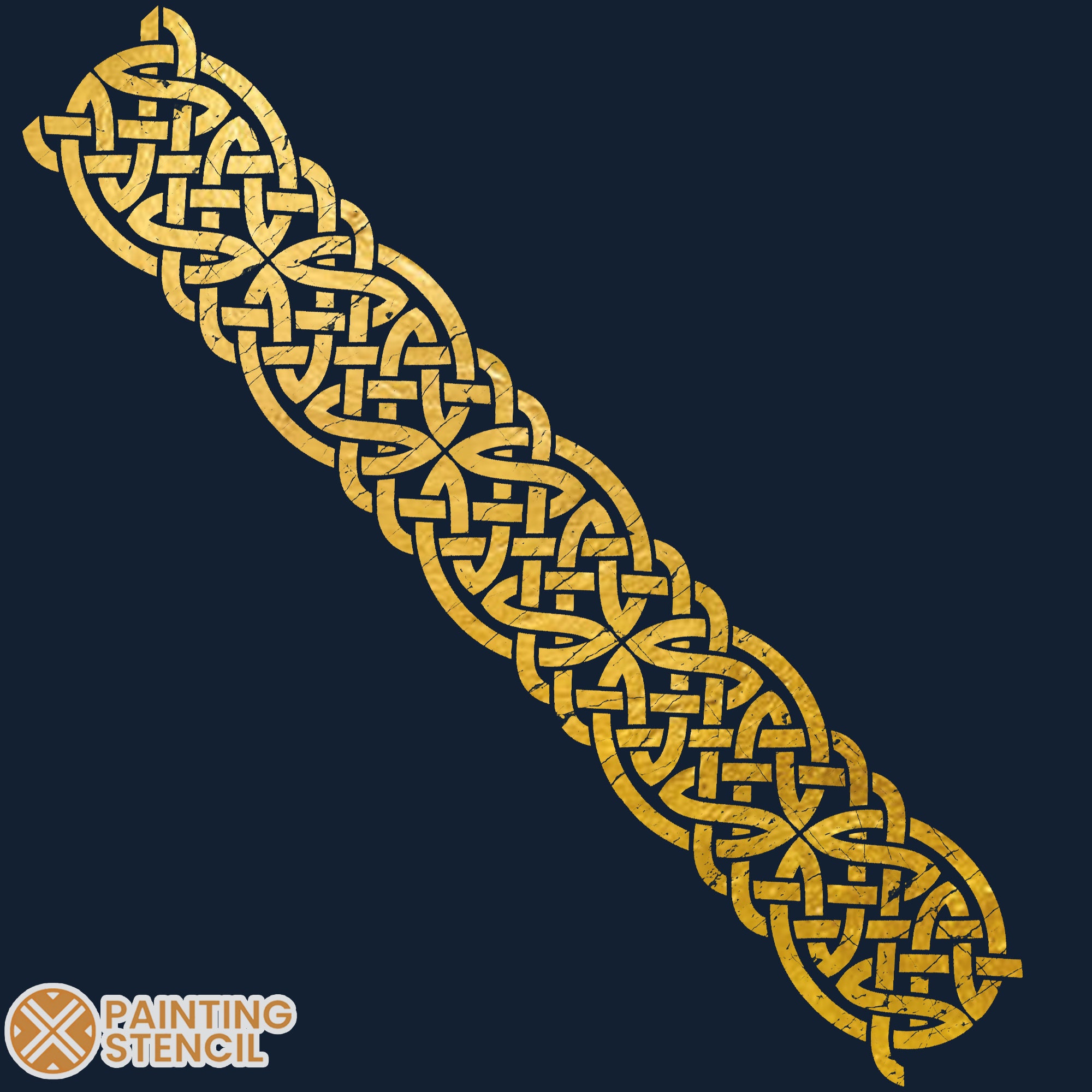 Celtic Knot Stencil for Art, Border Stencil, Wall Stencil, Reusable Stencil ,celtic Stencil ...