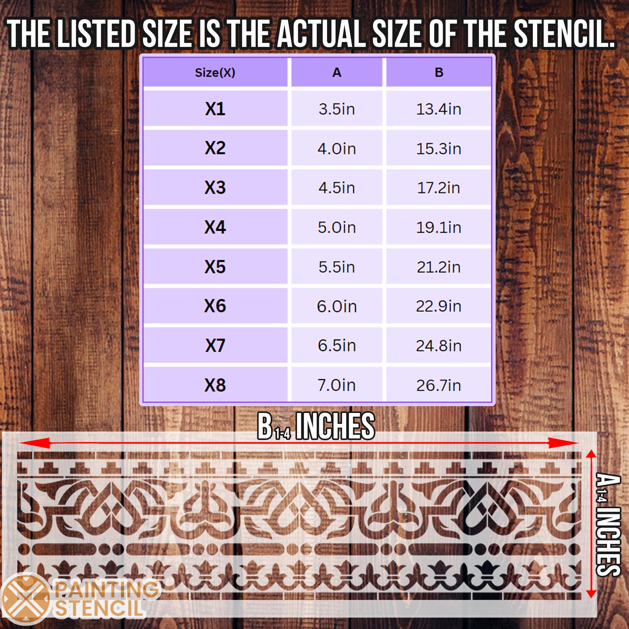 Greek Border Stencil, Greek Stencil, Classic Greek Stencil, Ancient ...