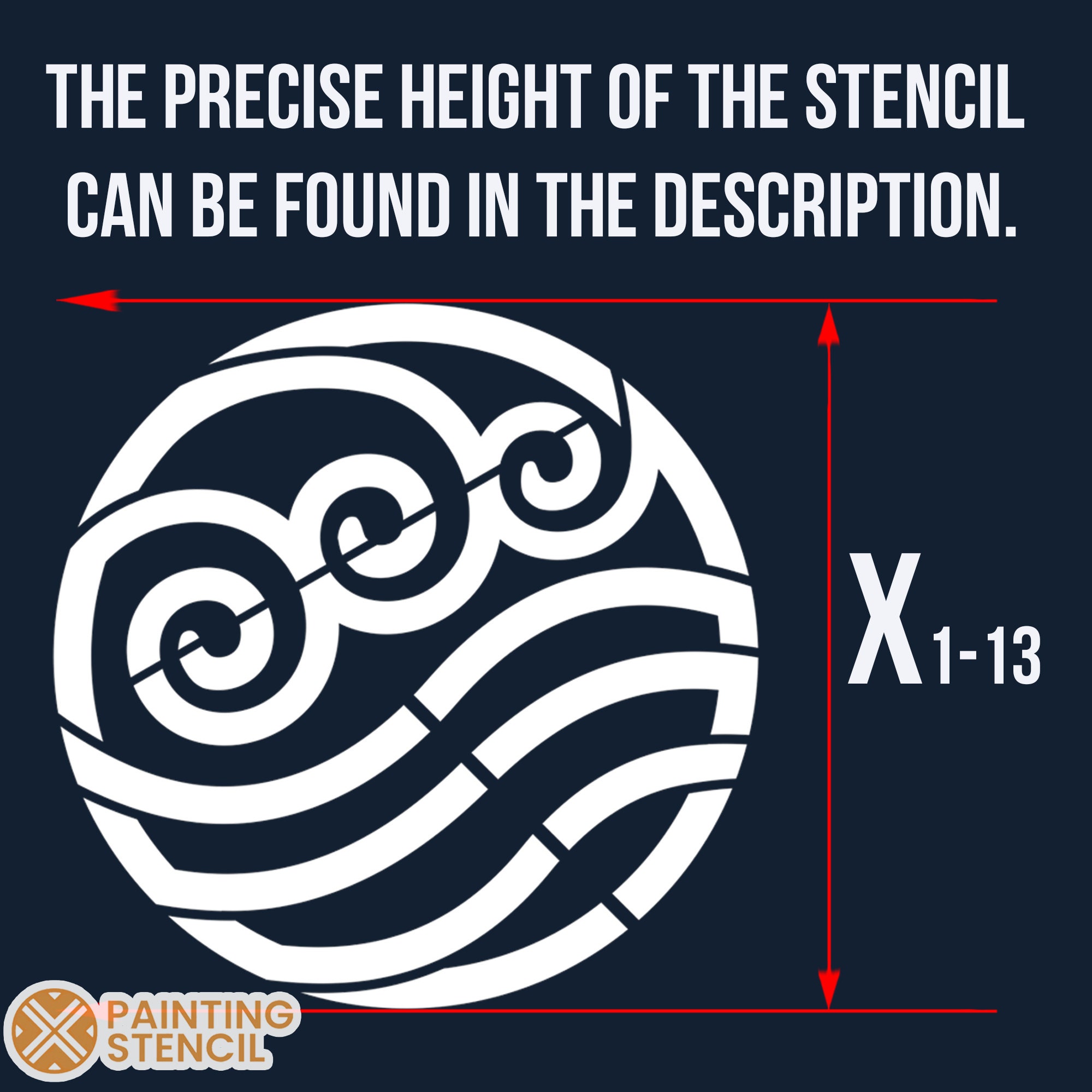 Four Elements Stencil, Air Water Earth Fire Elements Stencil, Set of 4 Elements Stencils, 4 ...