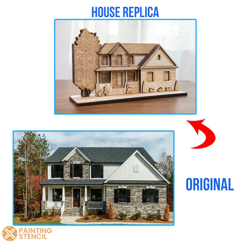 Custom House Portrait - Etsy