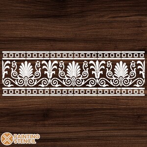 Greek Border Stencil, Greek Stencil, Border Line Stencil, Reusable ...