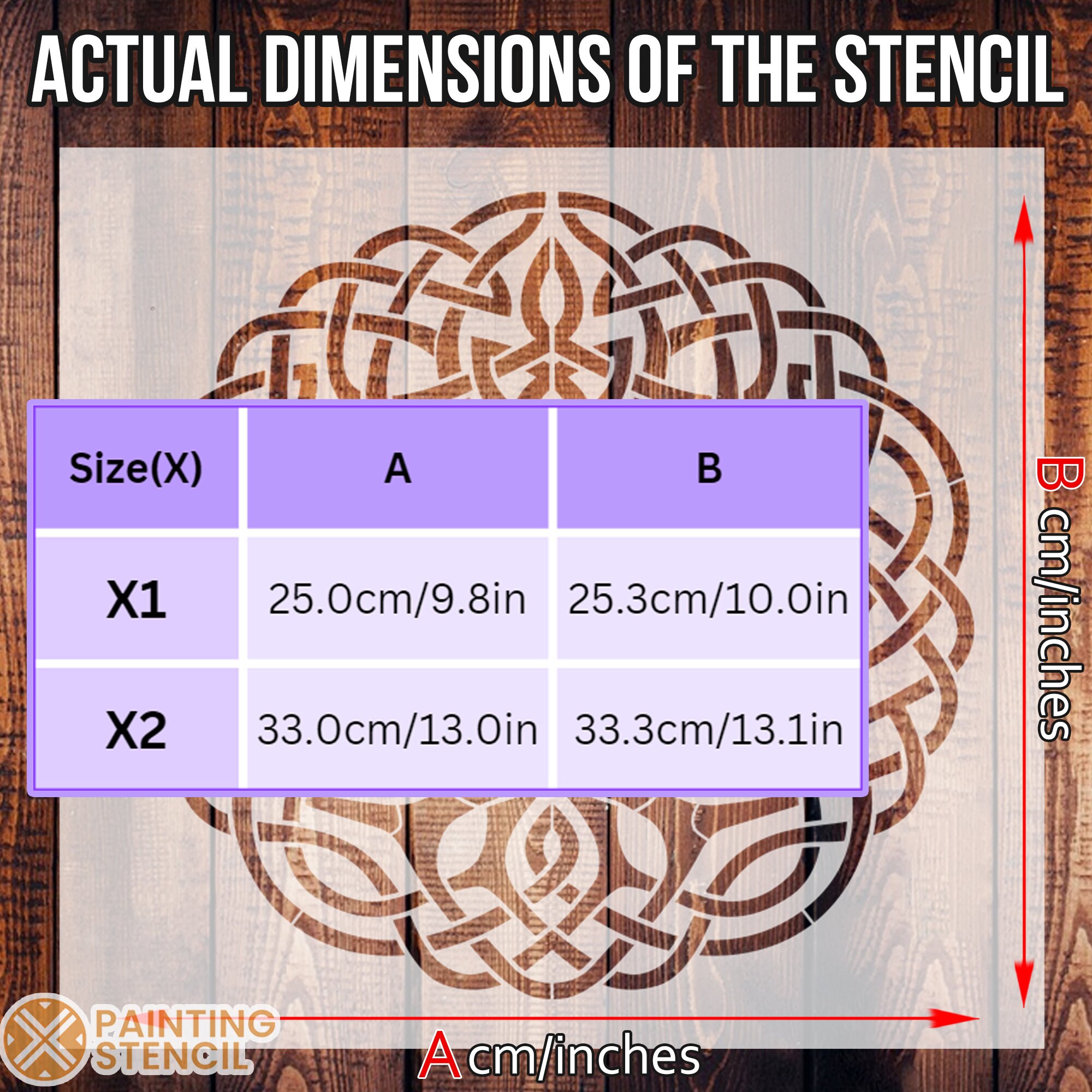 Celtic Tree Stencil, Tree of Life Stencil, Stencil Tree, Large Tree of ...