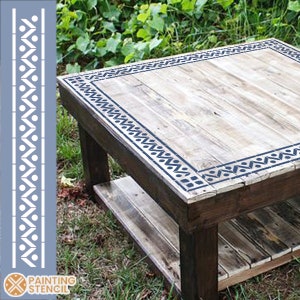 Border Stencil Set With Corners, Corner and Border Stencils, Victorian ...