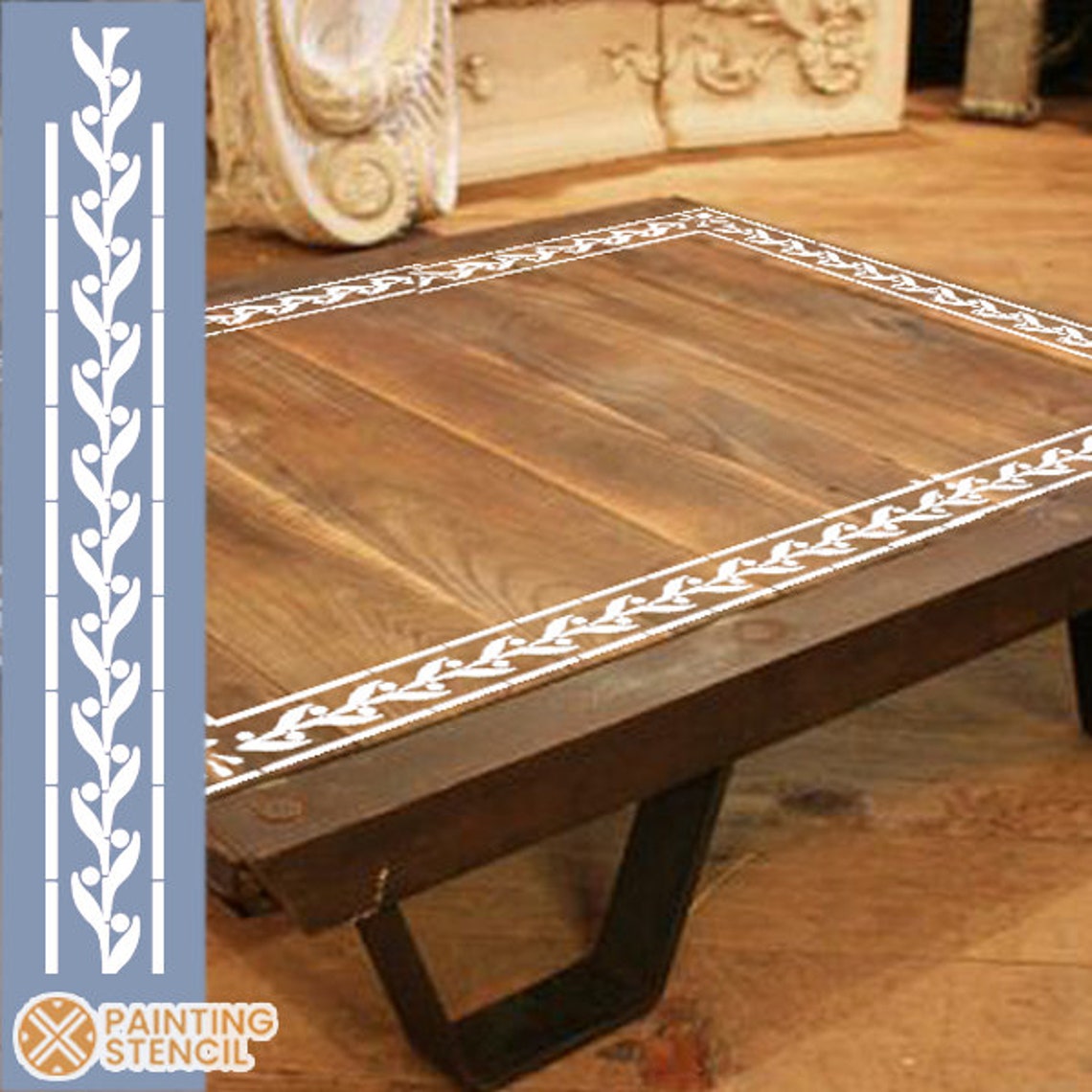 Victorian Border Stencil Corner and Border Stencils - Etsy