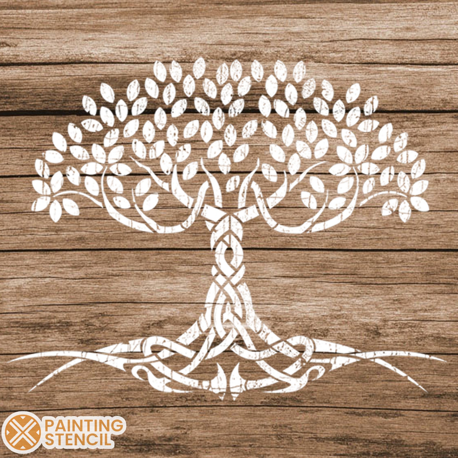 Celtic Tree Stencil, Tree of Life Stencil, Stencil Tree, Large Tree of ...