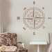 Compass Rose Stencil, Compass Stencil Reusable Compass Painting Stencil ...