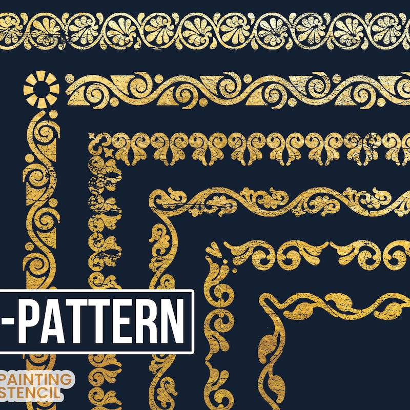 Stencil Border - Etsy