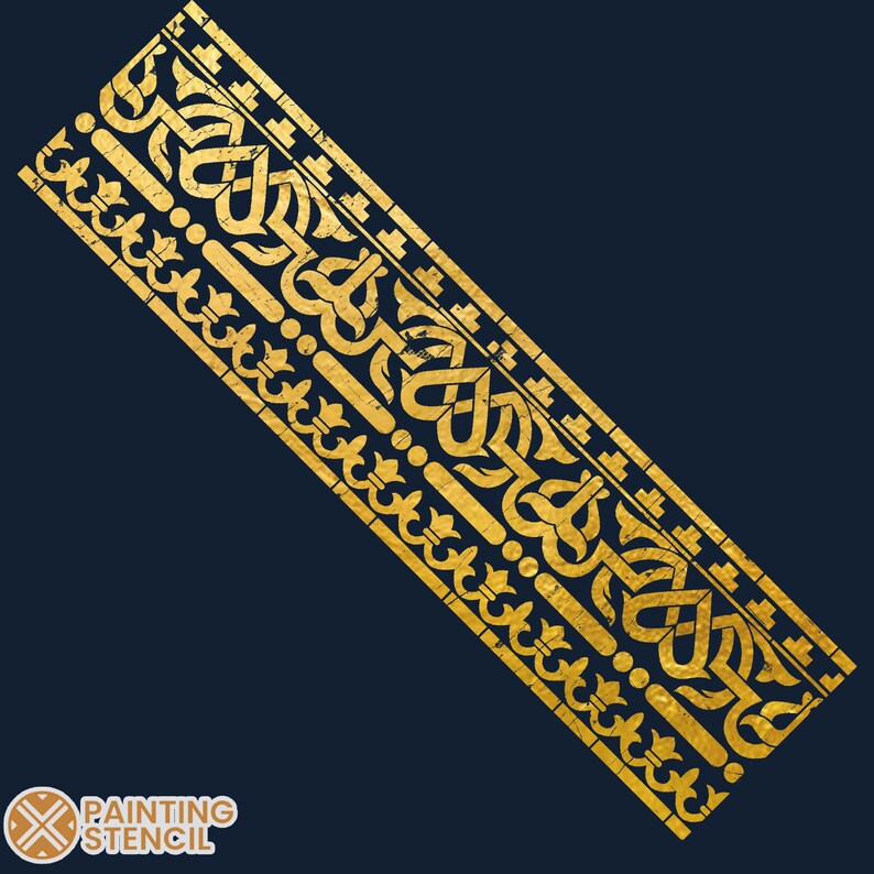 Greek Border Stencil, Greek Stencil, Classic Greek Stencil, Ancient ...