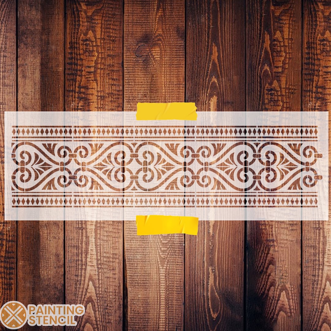 Classic Greek Stencil, Greek Border Stencil, Border Line Stencil, Greek ...