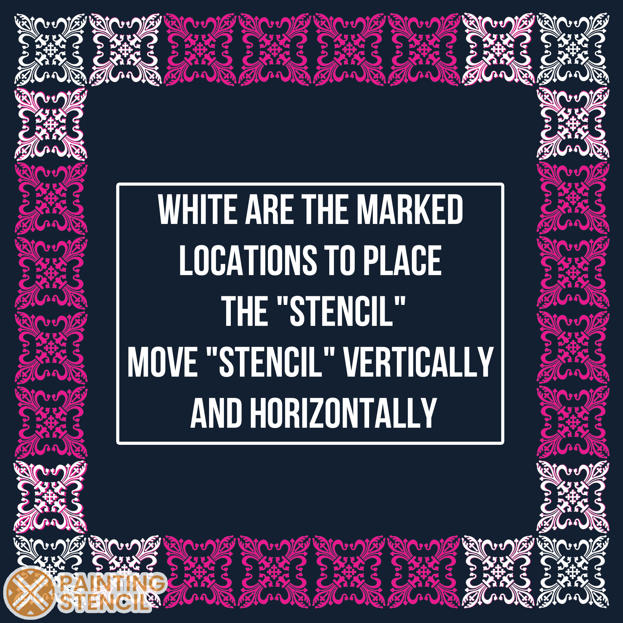 Greek Border Stencil ,large Border Stencil With Corners , Edge Stencil ...