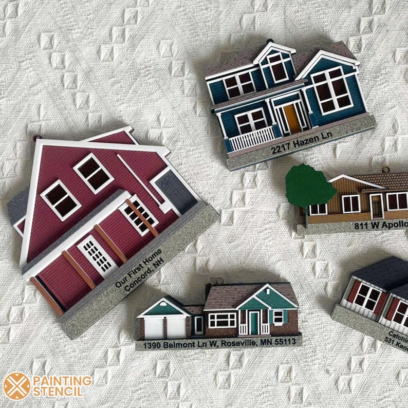 Personalised Miniature House, Old House Custom, Personalised House ...