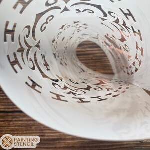 Five Elements Stencil, Air Water Earth Fire Spirit Elements Stencil ...