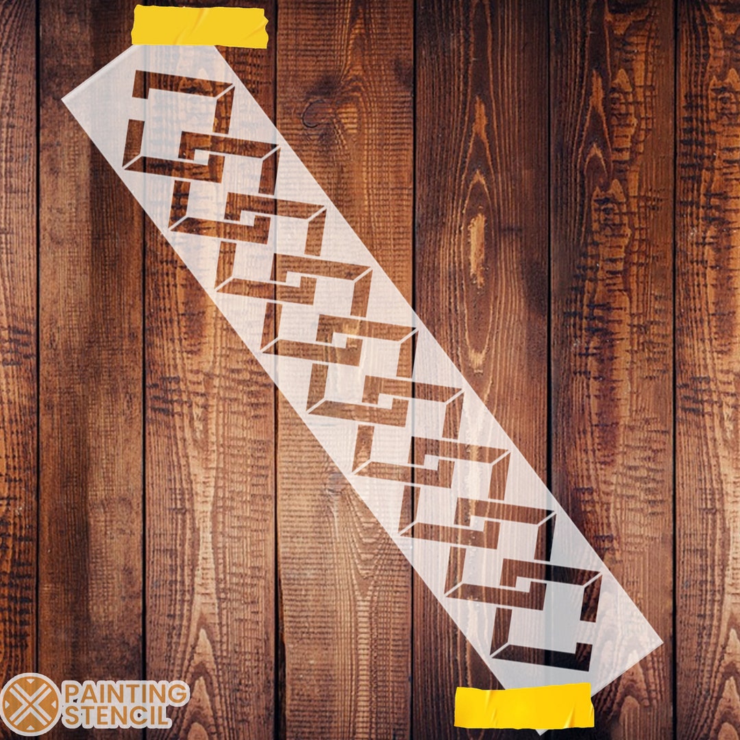 Celtic Border Stencil, Celtic Wall Stencil, Celtic Knot Stencil ...