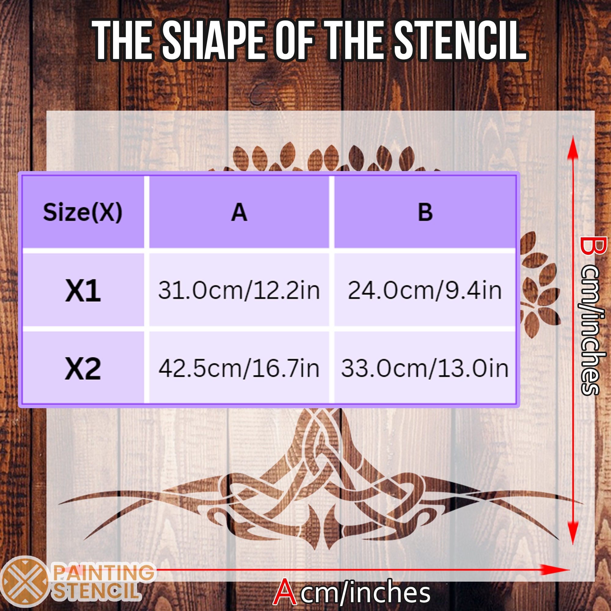 Celtic Tree Stencil Tree of Life Stencil Stencil Tree Large - Etsy