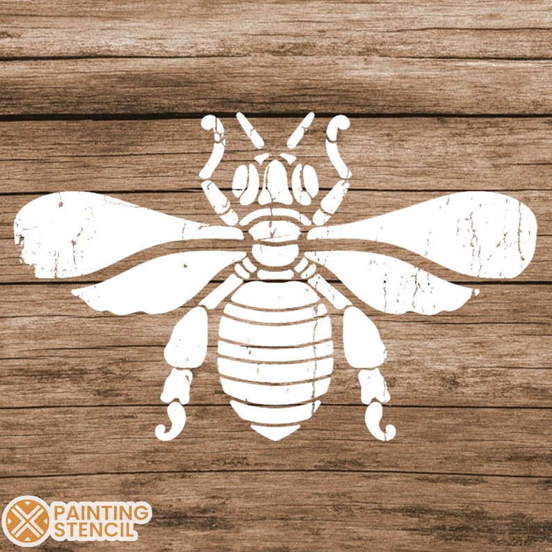 Bumble Bee Stencil, Wall Bee Stencil, Bee Stencil, Honeycomb Reusable ...