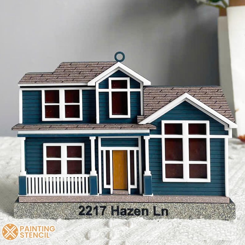 Old House Custom, Custom House Replica, Custom New Home Gift, Custom ...