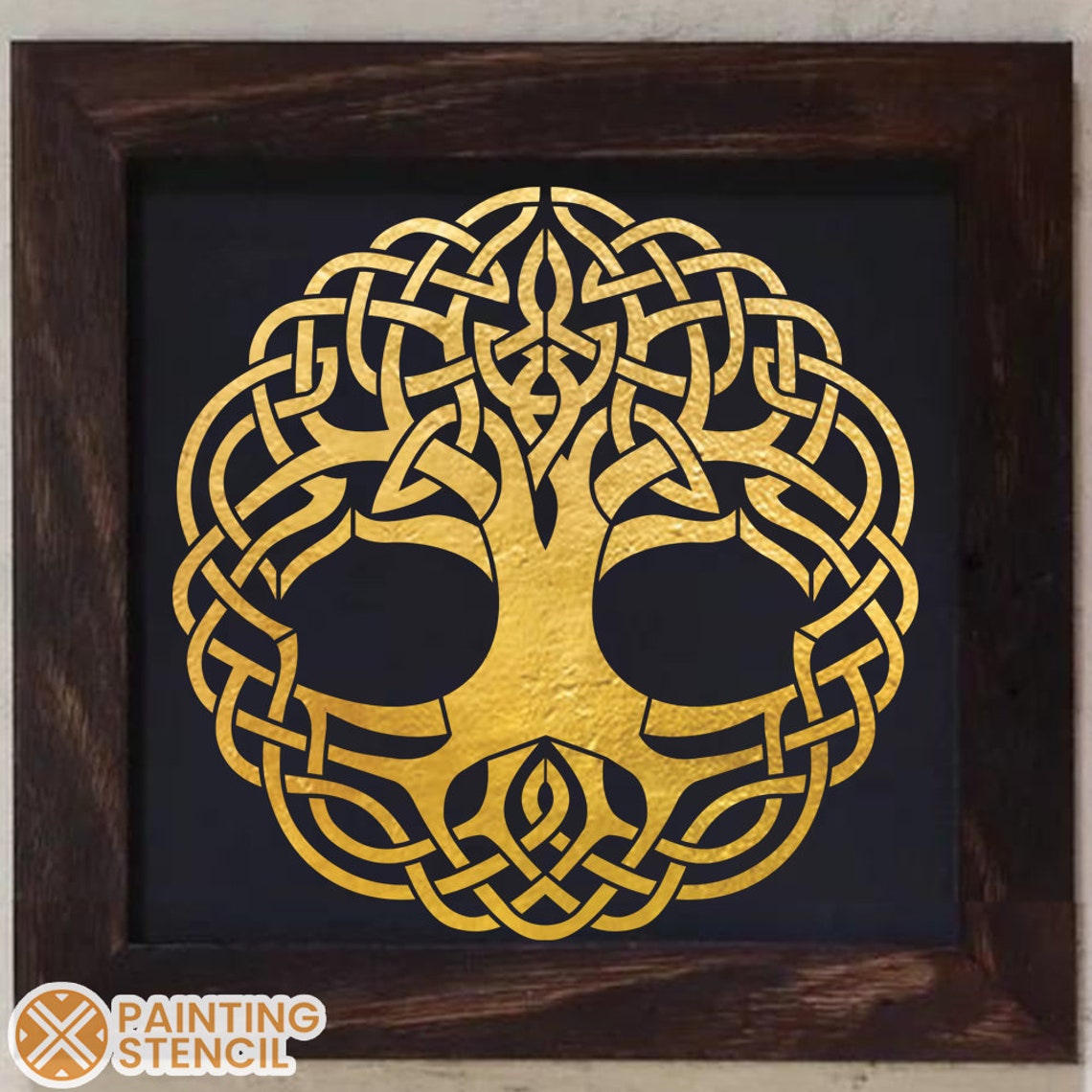 Celtic Tree Stencil, Tree of Life Stencil, Stencil Tree, Large Tree of ...