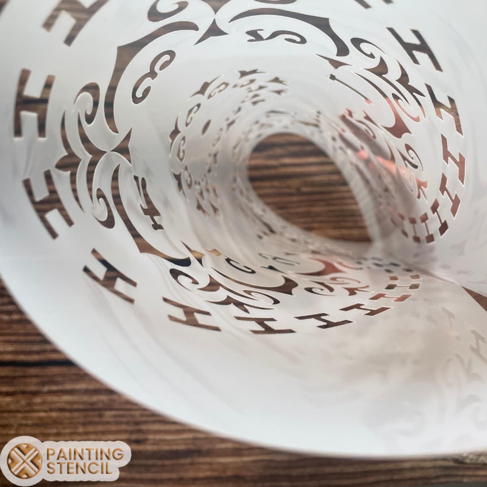 Border Stencil Set With Corners for Walls and Furniture, Victorian ...