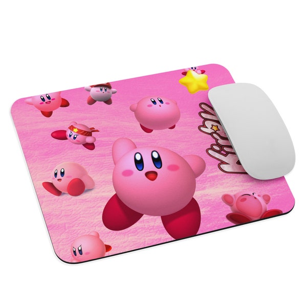 Kirby Mouse Pad - Etsy