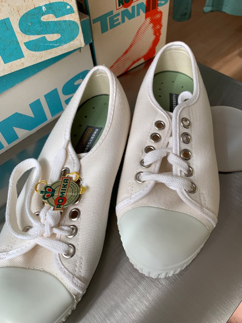 EU38 ROMIKA Vintage Tennis Shoes 60s/70s Made in West Germany - Etsy UK