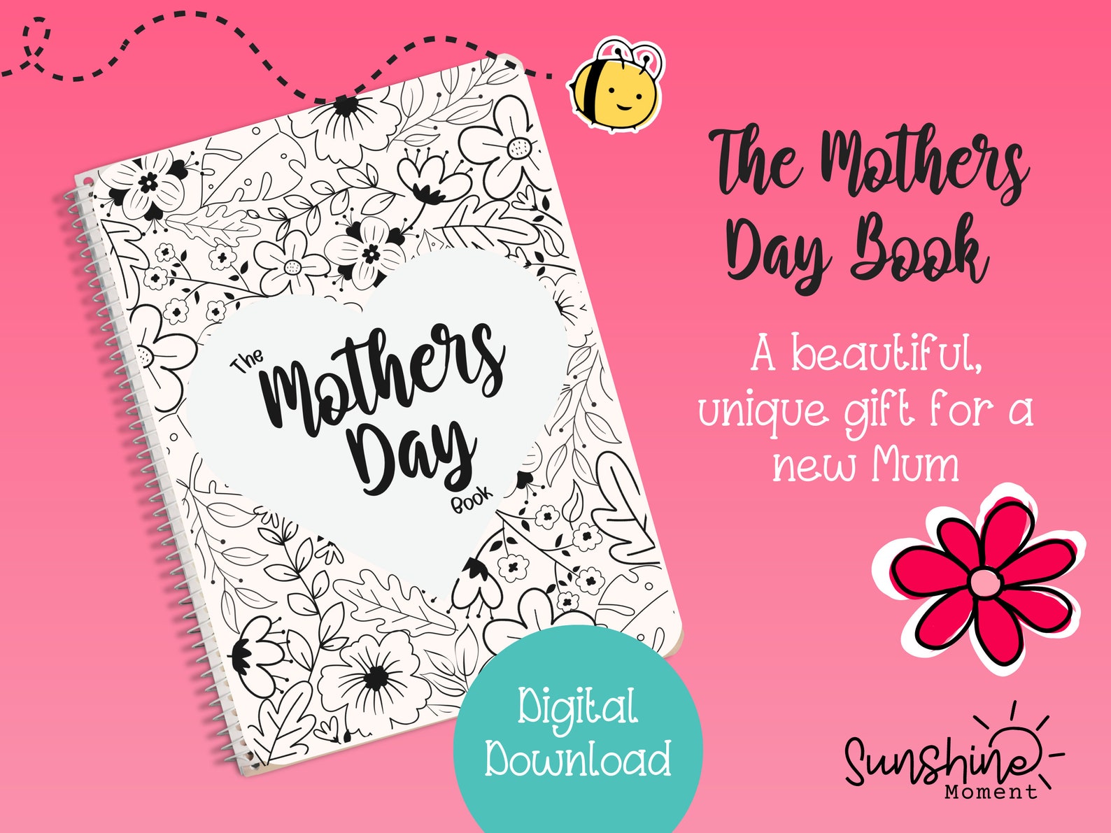 Printable Mothers Day Memory Book - 44-page A4 Digital PDF Download ...