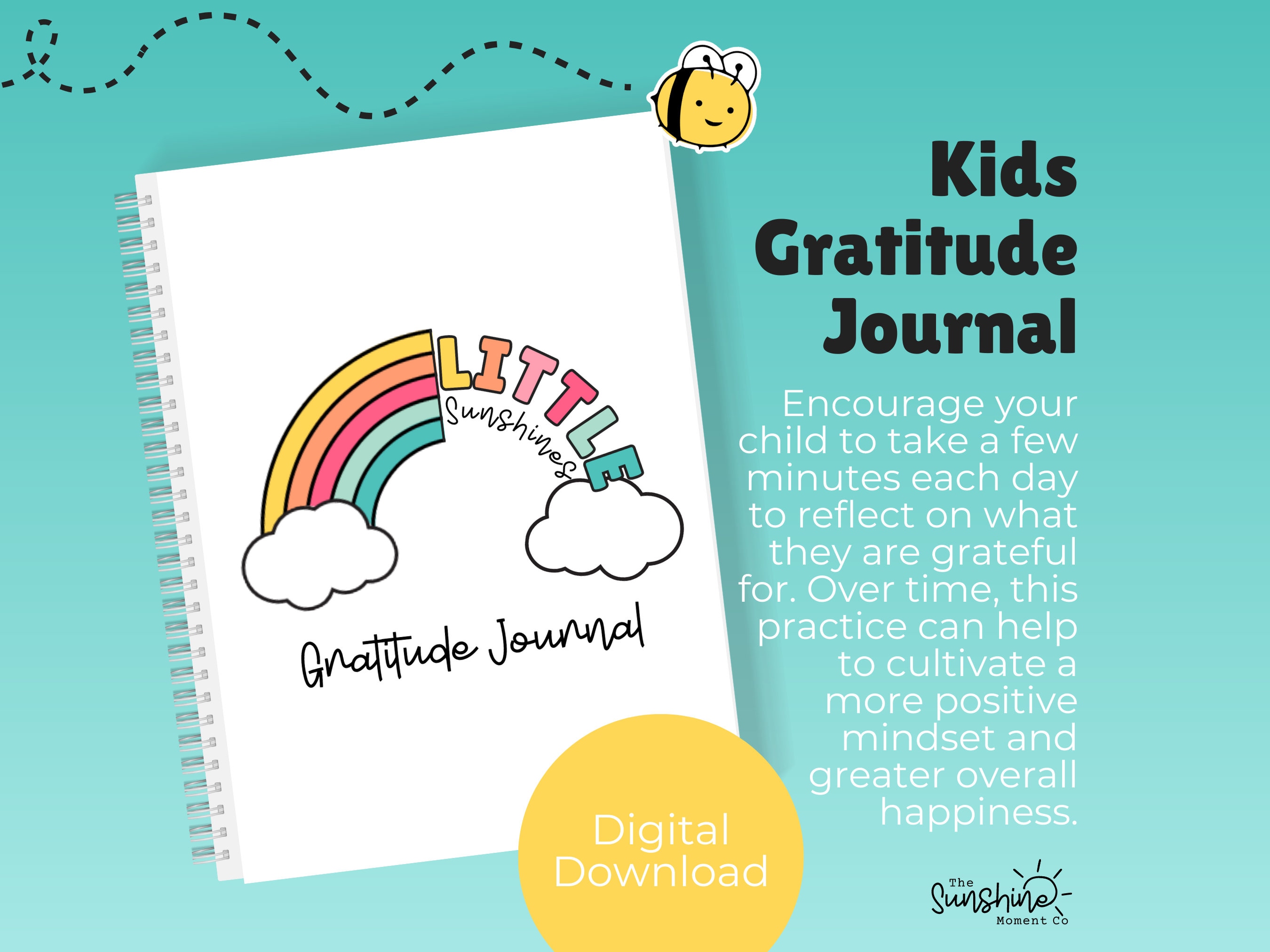 Printable Kids Gratitude Journal - Printable Daily Affirmations ...