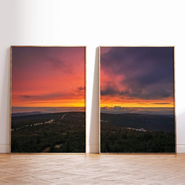 Mountain Sunset - Etsy