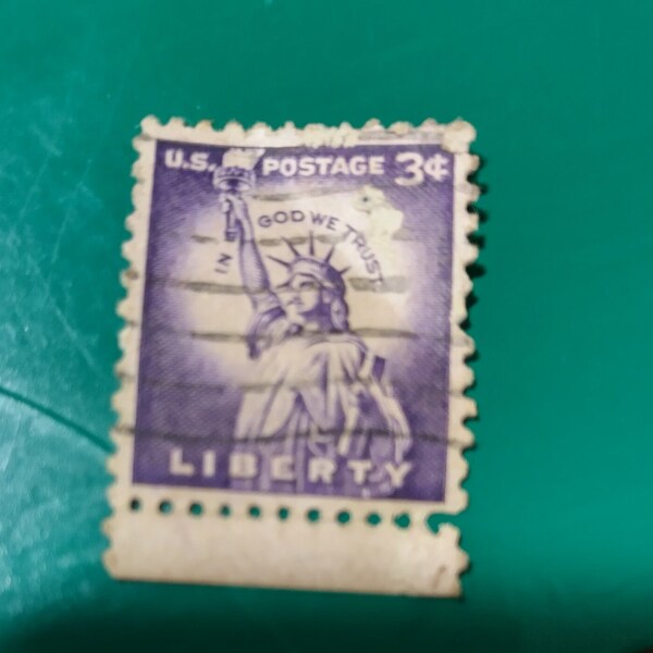 3 Cent Liberty Stamp - Etsy