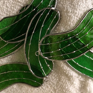 Stained Glass Pickle Ornament - Etsy