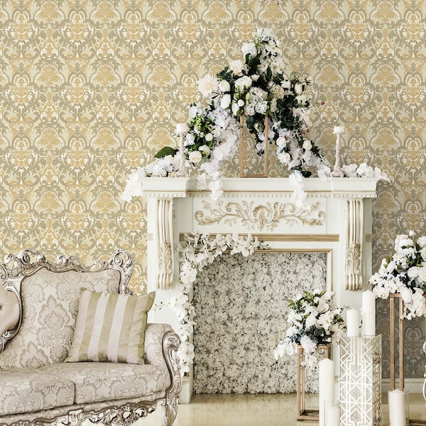 Embossed Vintage Wallpaper - Etsy