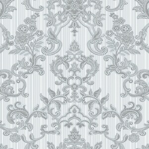 Victorian Damask Striped Wallpaper, Rich Textured Embossed Wall Paper ...