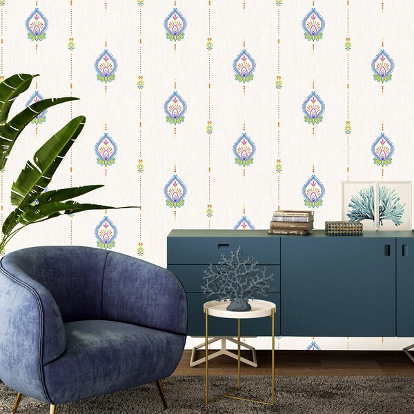 Ikat Wallpaper - Etsy