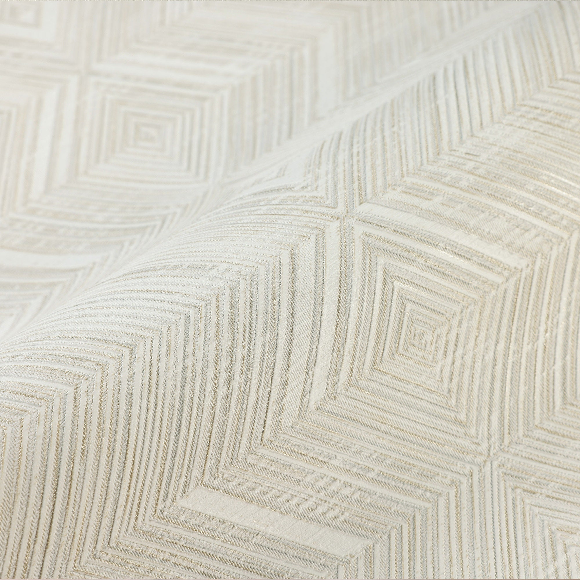 Embossed Geometric Wallpaper, 3D Chevron Herringbone Striped, Vinyl ...