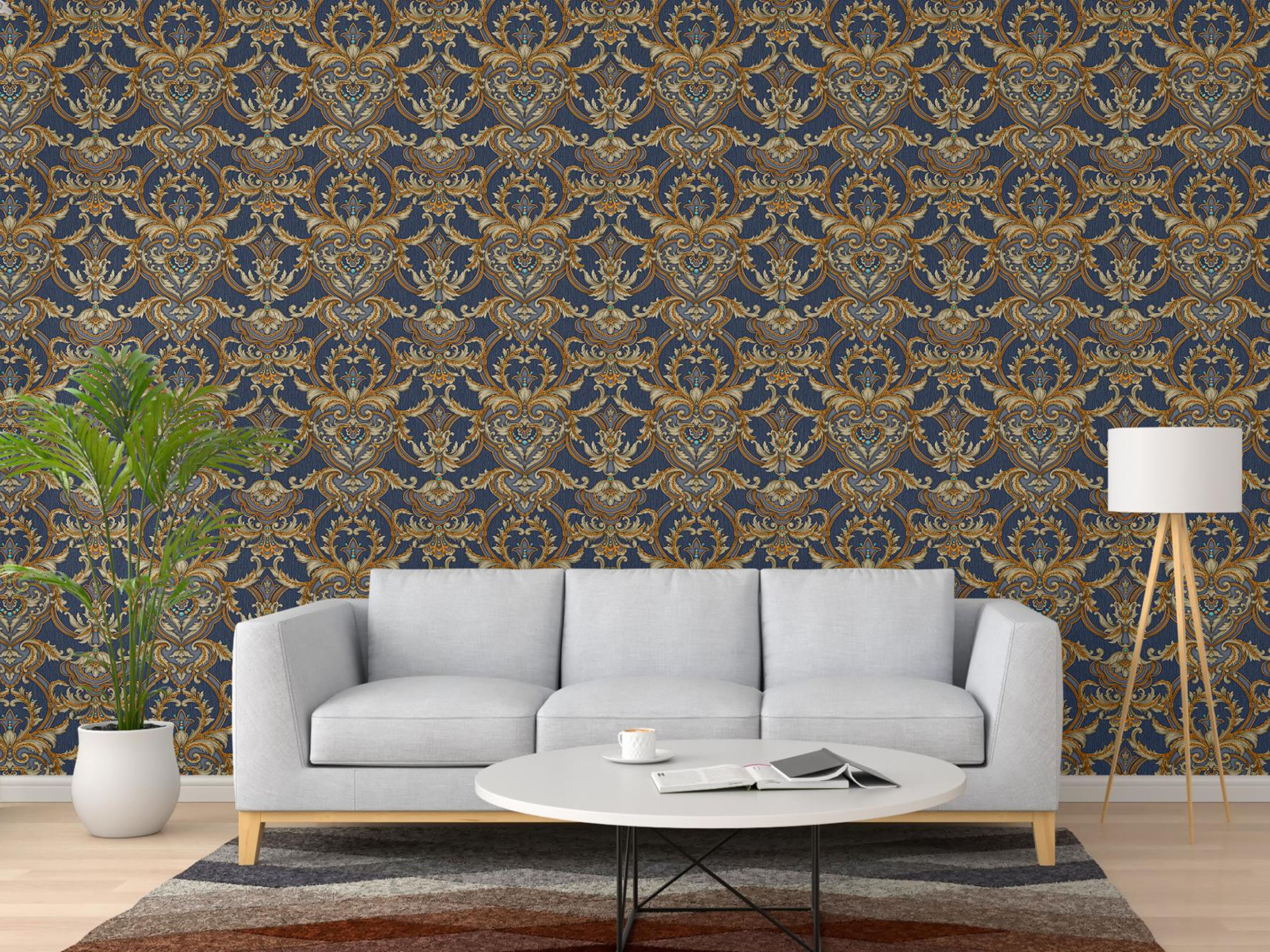 Luxury Deep Embossed Textured Wallpaper Extra Wide 114 Sqft - Etsy