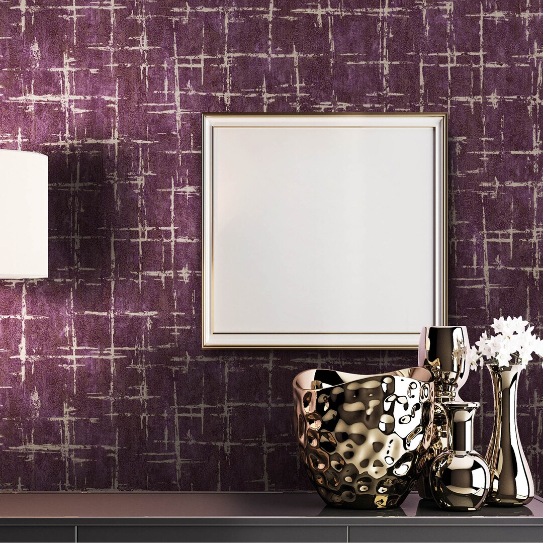 Rose Gold Embossed Flowered Wallpaper, Home Wall Decor, Aesthetic ...