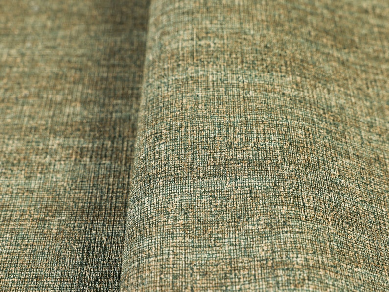 Green Metallic Embossed Wallpaper Leather Faux Style Shiny - Etsy