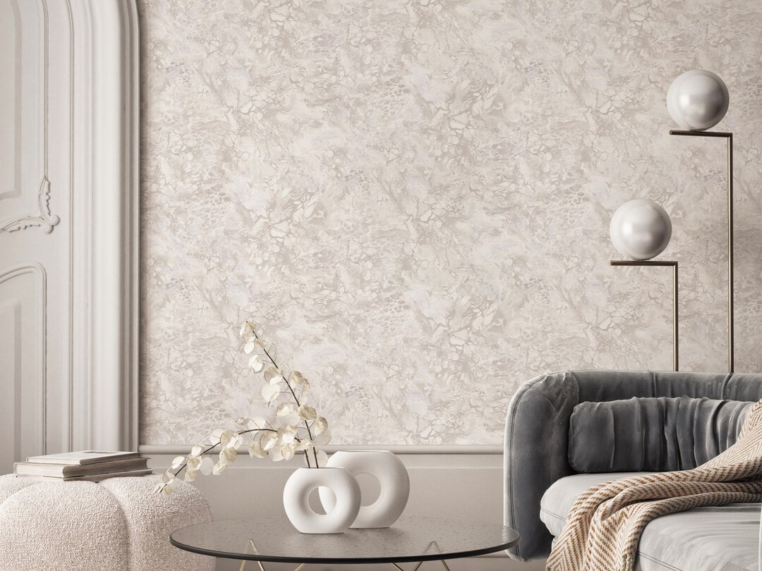 Modern Marble Pattern Wallpaper Home Wall Decor Aesthetic - Etsy