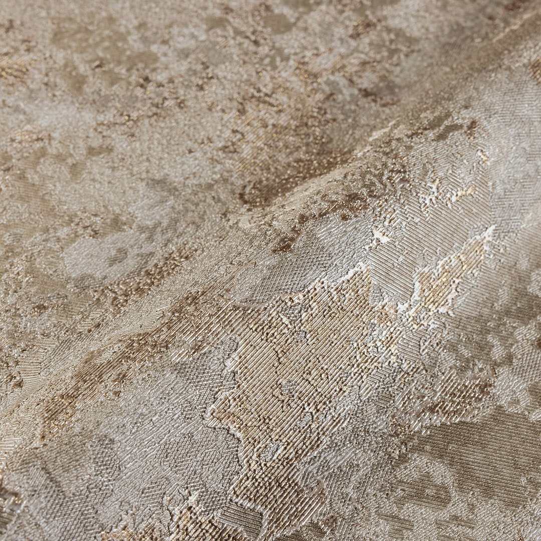 Modern Distressed Embossed Wallpaper, Shimmering Dark 3D Textured ...