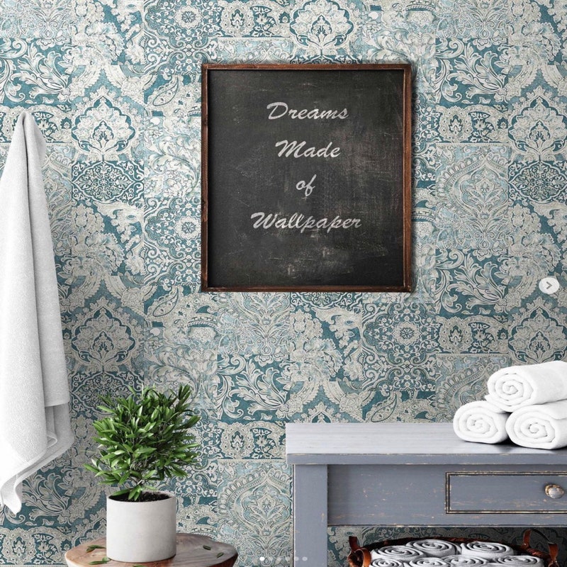 Damask Wall Decor - Etsy
