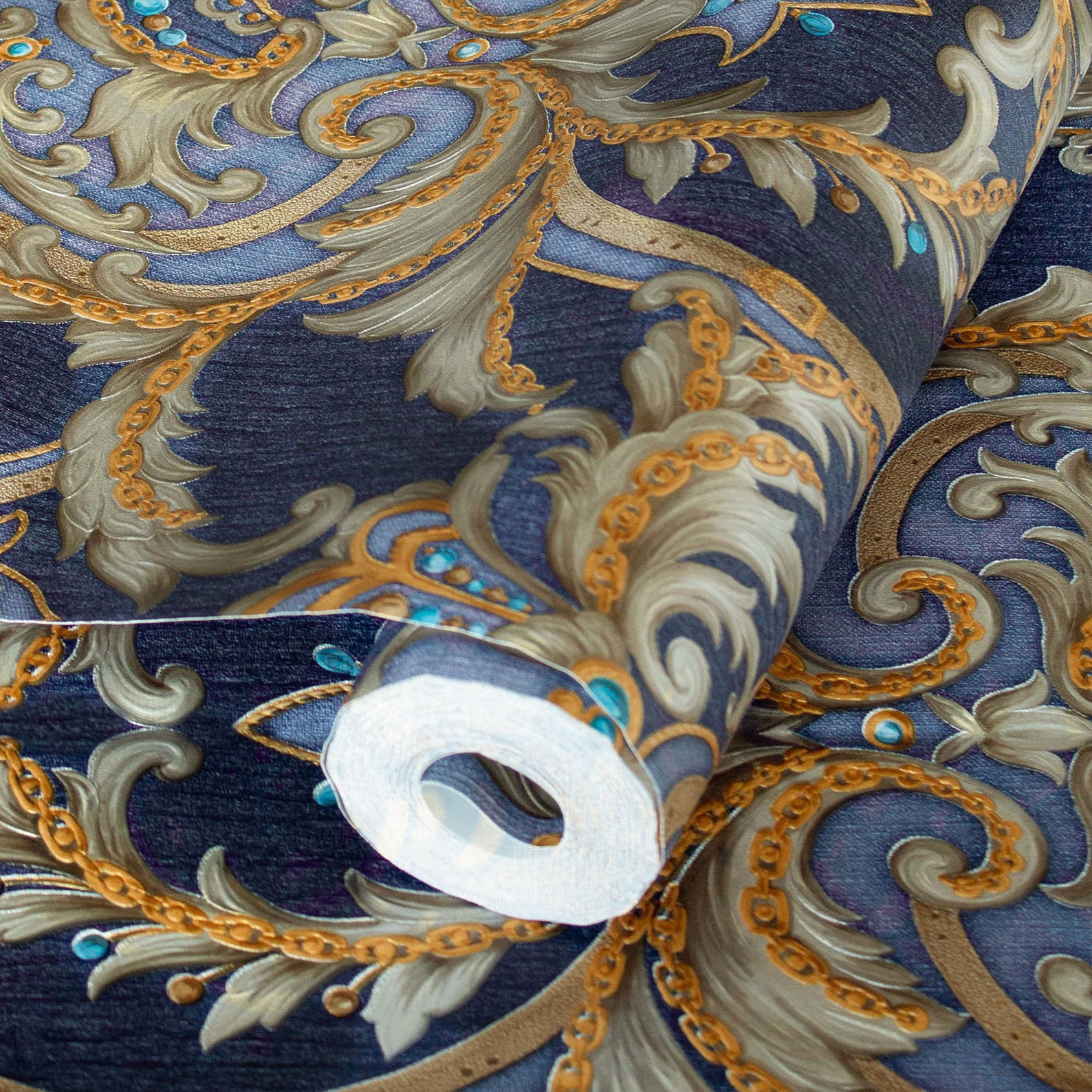 Luxury Deep Embossed Textured Wallpaper, Extra Wide 114 Sqft, Home Wall ...