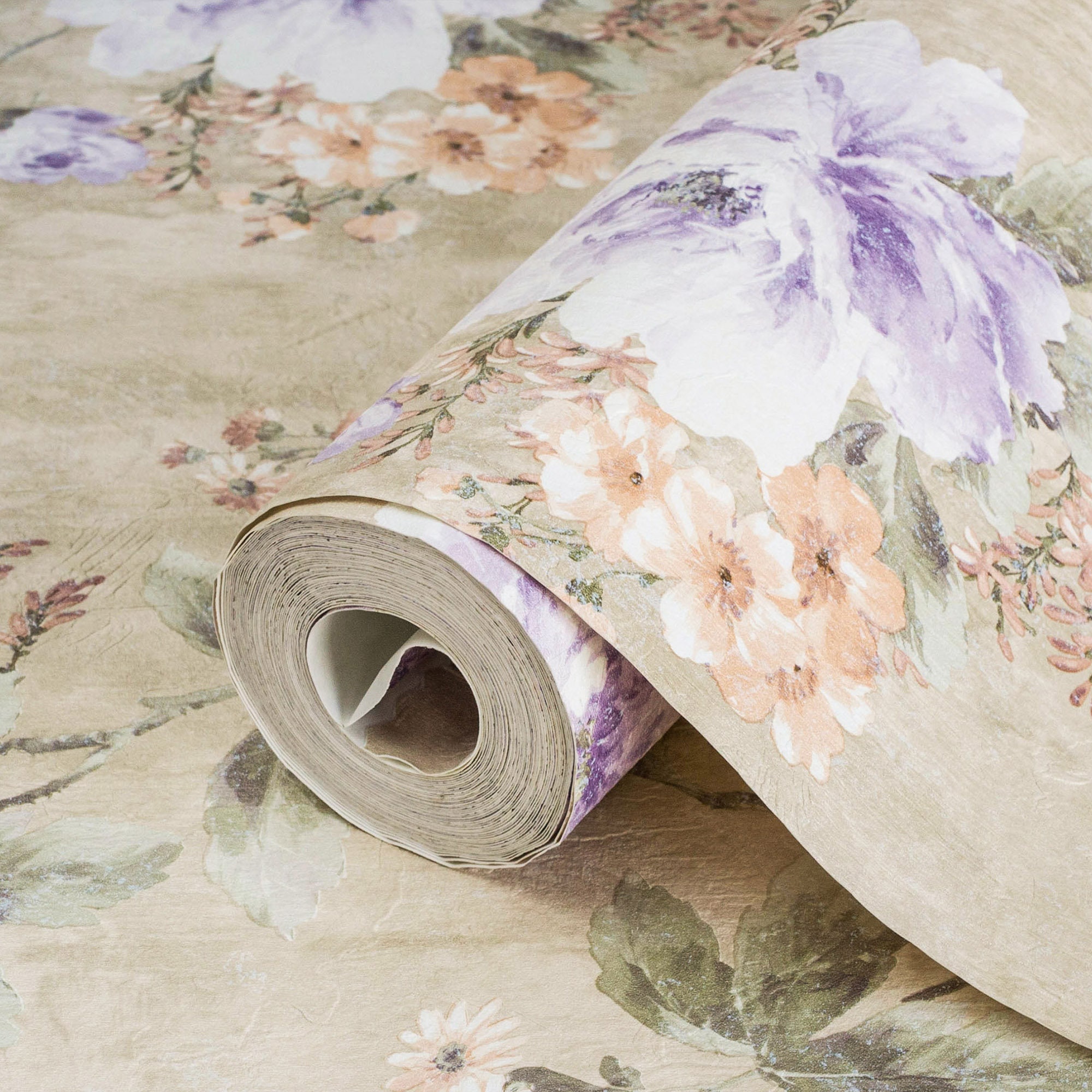 Elegant Deep Embossed Floral Wallpaper Rich Textured - Etsy