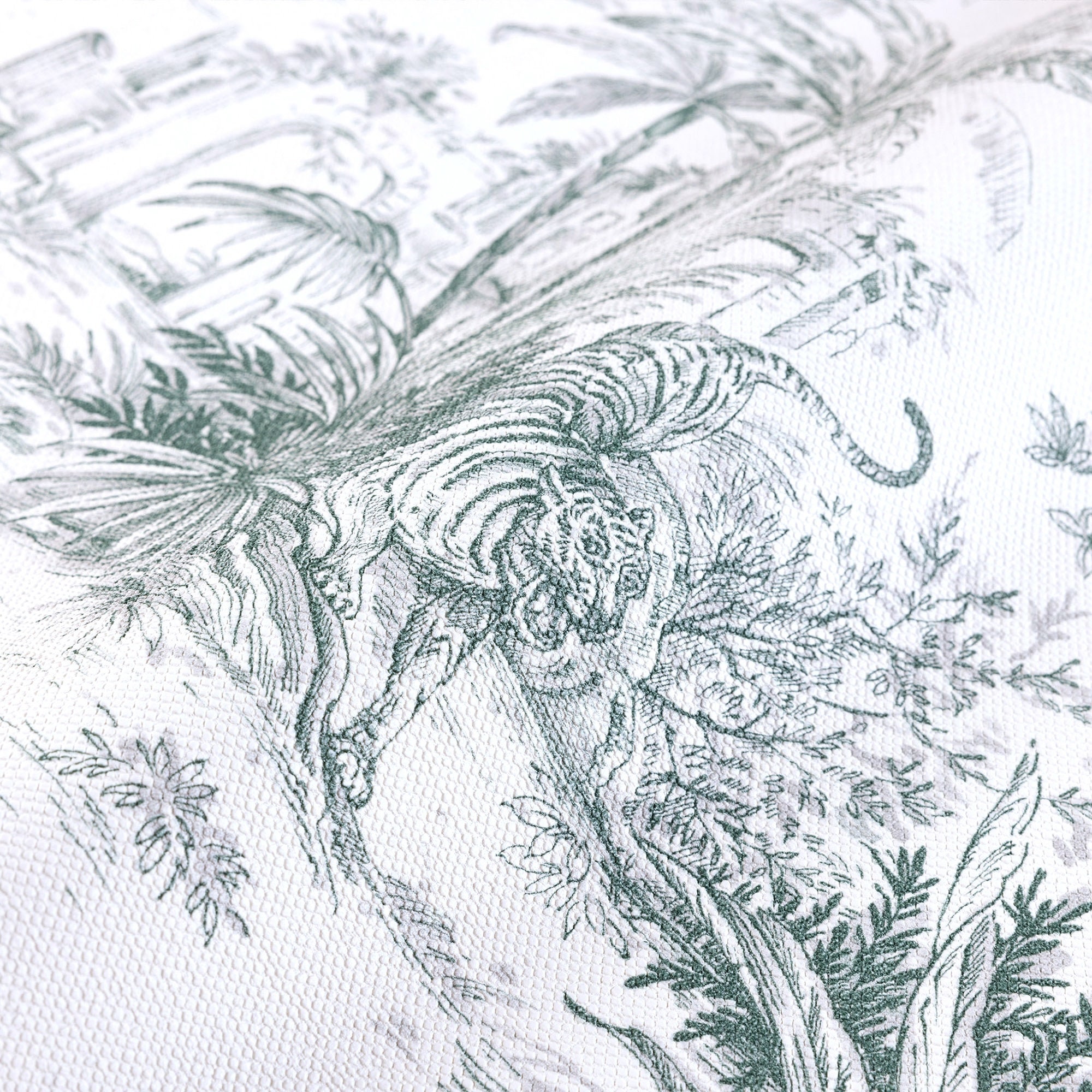 Modern Toile Wallpaper 3D Textured Wallcovering Large 178 Sq - Etsy