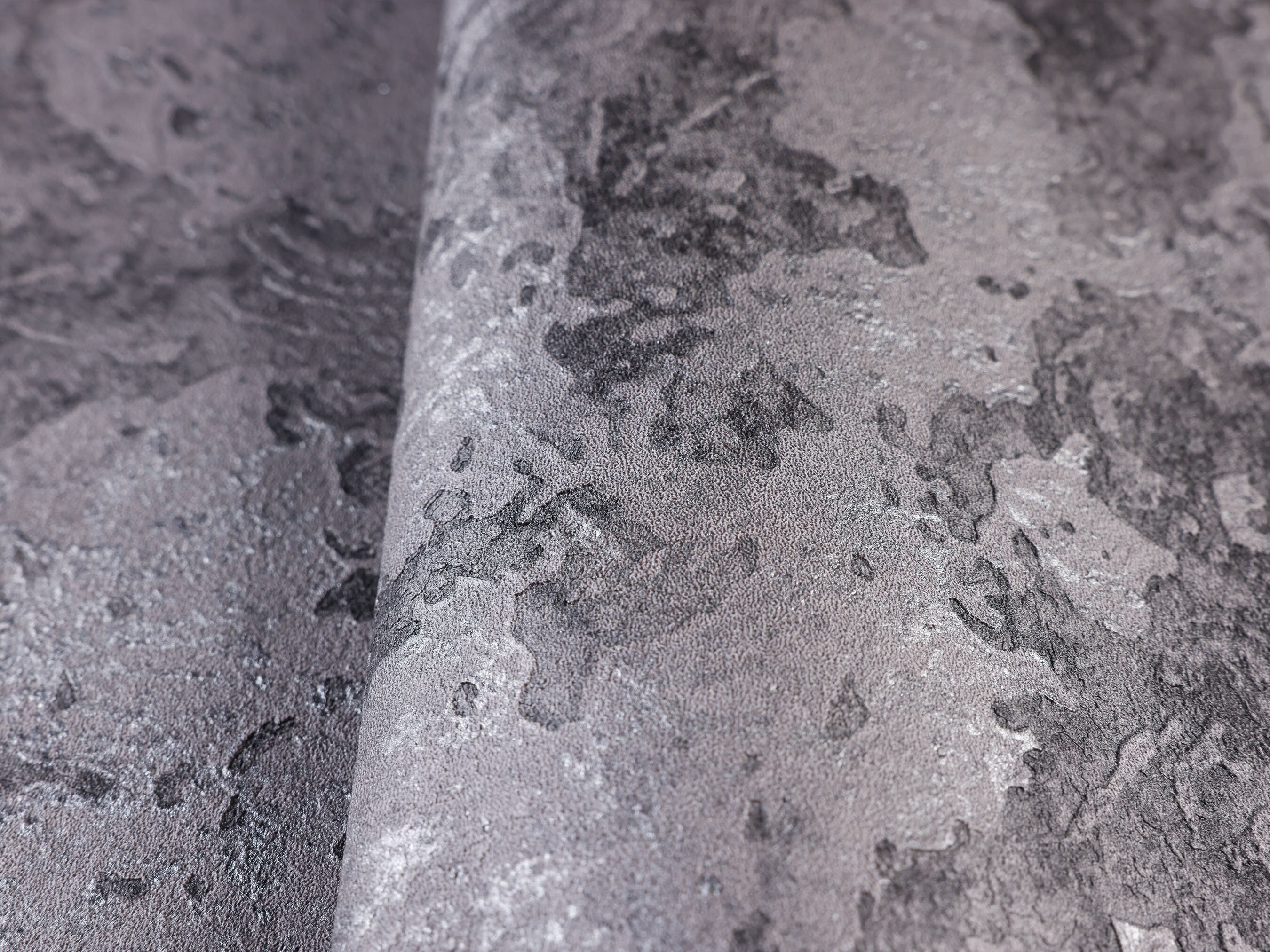 Dark Color Metallic Embossed Wallpaper Textured Rustic 3D - Etsy