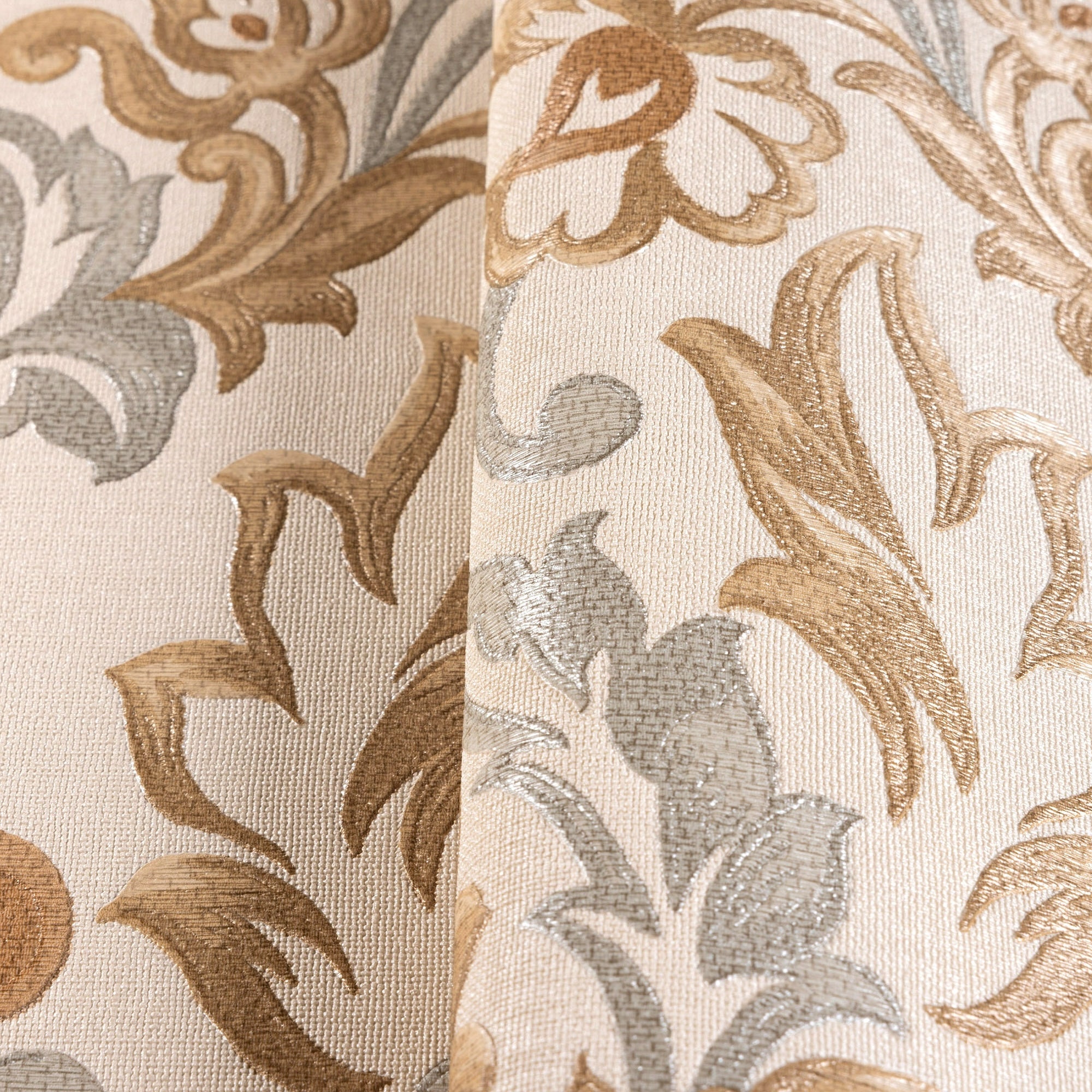 Modern Creamy, Maroon Flower Wallpaper, Home Wall Decor, Aesthetic ...